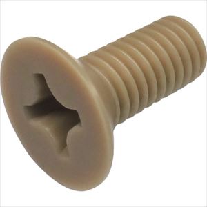 オレンジブック トラスコ中山　TRUSCOコノエ 皿小ねじ PEEK 2.6×10 〔品番:FLATSSPEEK2.610〕[ 注番:2480596]特長●エンジニアリングプラスチックの中でも最高レベルの耐薬品性を有し、PEEKを溶解する汎...