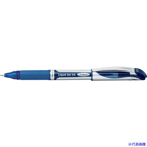 オレンジブック トラスコ中山　TRUSCOPENTEL ボールペン エナージェル キャップ式 1.0mm 青 〔品番:BL60C〕[ 注番:2489302]特長●濃くはっきりとした文字が書け、速記にも強く、乾きも速いエナージェルインキ採用で...