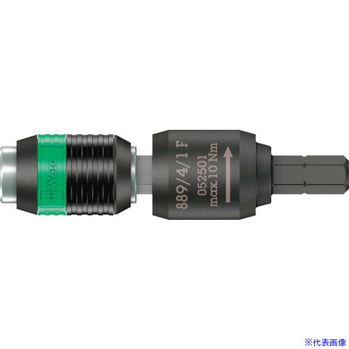 オレンジブック トラスコ中山　TRUSCOWera(ヴェラ) 889/4/1F ラチェット機能付ビットホルダー 〔品番:052501〕[ 注番:2494335]特長●単能型のトルクドライバーに最適です。●ラチェット機能付きのため、反時計回り...