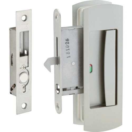 オレンジブック トラスコ中山　TRUSCOMK オート鎌錠(表示錠) 〔品番:P216367〕[ 注番:2497018]特長●扉を閉めると自動で鎌が掛かります。●跳ね返りや閉め忘れを防止することができます。用途●室内引戸の鎌錠として。仕様●...