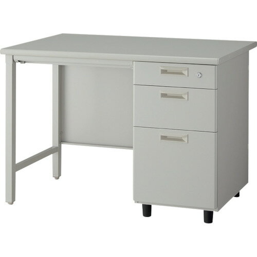 オレンジブック トラスコ中山　TRUSCONAIKI 片袖デスク 〔品番:SDN701NAAWH〕[ 注番:2503312]特長●天板は耐久性にすぐれたメラミン化粧板張りです。●1個のキーで袖箱全ての引出しが同時に施錠できるオールロック機構...