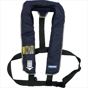 オレンジブック トラスコ中山　TRUSCOタニザワ 作業用救命衣(膨脹式)(小型船舶用兼用)BJ-2700 〔品番:BJ2700N〕[ 注番:2504481]特長●自社工場で生産した、純国産の首掛け型ライフジャケットです。●作動索を引き膨ら...