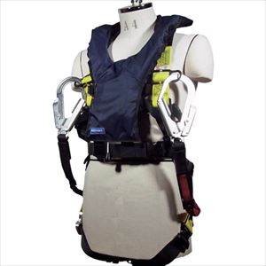 オレンジブック トラスコ中山　TRUSCOタニザワ 作業用救命衣(膨脹式)(小型船舶用兼用)BJ-3300 〔品番:BJ3300N〕[ 注番:2504483]特長●自社工場で生産した、純国産の首掛け型ライフジャケットです。●メーカーを選ばず...