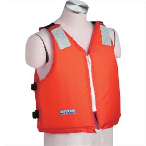 オレンジブック トラスコ中山　TRUSCOタニザワ 作業用救命衣(膨脹式及び呼気併用式以外のもの)(小型船舶兼用) LW-26 〔品番:LW26OR〕[ 注番:2504484]特長●スタンダードな背抜きタイプです。●国土交通省の型式承認基準...
