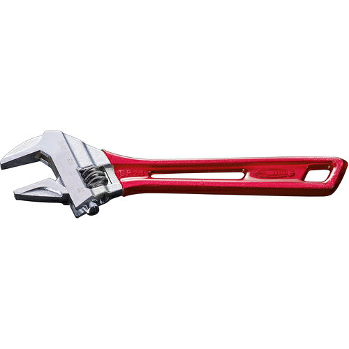 オレンジブック トラスコ中山　TRUSCOロブテックス ハイブリッドモンキーレンチ スケルトン レッド 150mm 〔品番:UM24R〕[ 注番:2504928]特長●手にスッとなじみ、狭い場所での作業や薄型ボルトナットの使用もこなす優れも...