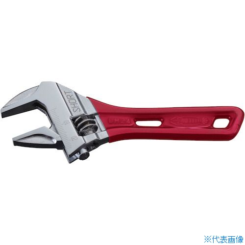 オレンジブック トラスコ中山　TRUSCOロブテックス ポケットモンキーレンチ レッド 118mm 〔品番:UM24SR〕[ 注番:2505169]特長●ショートタイプのエビ印ハイブリッドモンキレンチです。●軽く、薄く、口開きワイドでスケル...