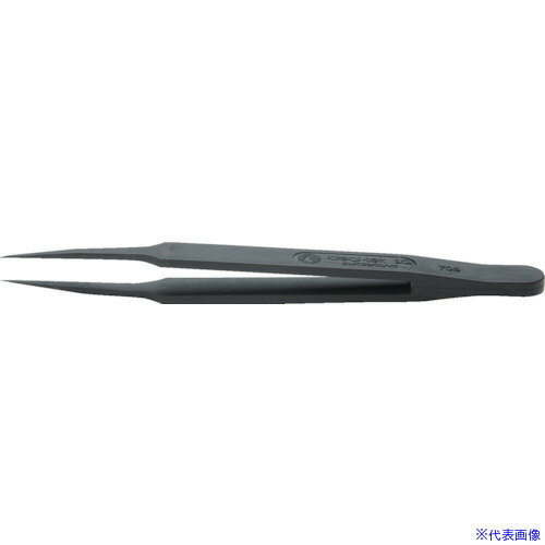 オレンジブック トラスコ中山　TRUSCOidealtek ESDプラスチック製ピンセット 115mm 先細型 〔品番:705CFIT〕[ 注番:2508327]特長●コストパフォーマンスに優れたプラスチック製(PA66/CF30)のESD...