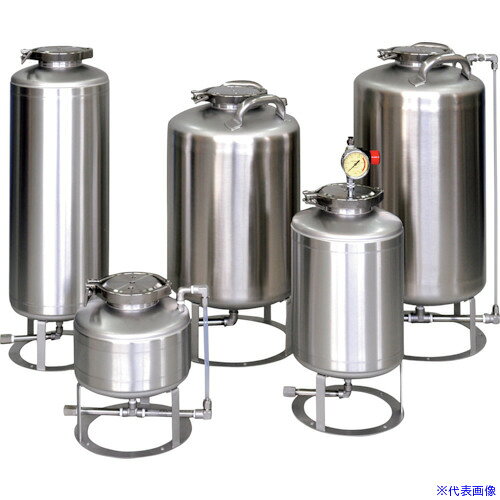 オレンジブック トラスコ中山　TRUSCOユニコントロールズ ステンレス圧力容器 10L 〔品番:TMC10316L〕[ 注番:2509438]特長●開口部分を胴径より小さくしたタイプで、容量の割に比較的安価です。●胴径を大きくしてあるので...