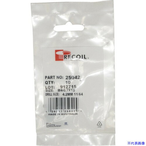 オレンジブック トラスコ中山　TRUSCOリコイル リコイルパケット M8−1.00×1.5D(10個入り) 〔品番:27083〕[ 注番:2512453]特長●ねじ山のつぶれためねじを、ローコストで保持力の強いめねじに再生します。●損傷前...