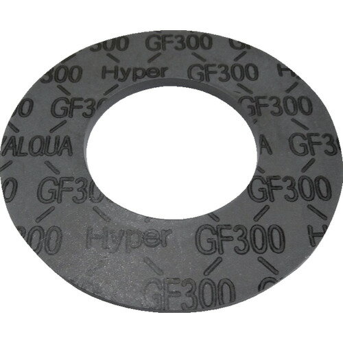 オレンジブック トラスコ中山　TRUSCOVALQUA ブラックハイパーガスケット 呼び径250A 〔品番:GF300GJ1L250〕[ 注番:2514409]特長●主に黒鉛とPTFEからなり、耐熱性・耐薬品性に優れる高機能ガスケットです。...