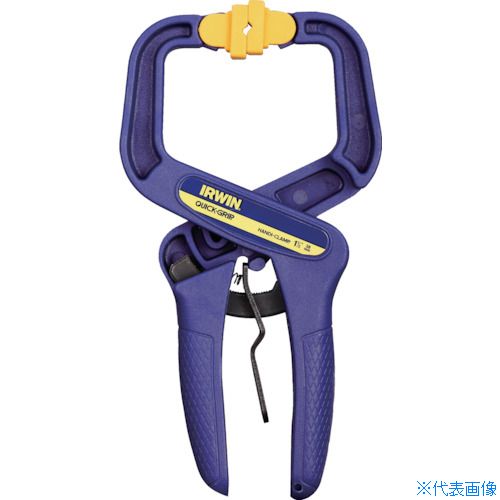 オレンジブック トラスコ中山　TRUSCOIRWIN ハンディクランプ38mm 〔品番:T59100ECD〕[ 注番:2520455]特長●耐久性の高いガラス繊維入り樹脂ボディを採用しています。●クイックリリースレバーによる締め付け開放が可...