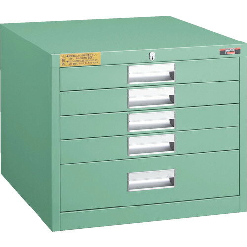 オレンジブック トラスコ中山　TRUSCOTRUSCO LVE型キャビネット 500X550XH420 引出5段 〔品番:LVE423〕[ 注番:2523809]特長●引き出しはオールロック機構です。仕様●間口(mm)：500●奥行(mm)...