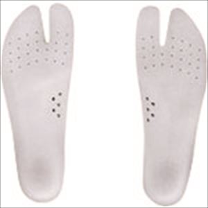 オレンジブック トラスコ中山　TRUSCOMARUGO 足袋屋の中敷その一 ホワイト S 〔品番:TABIINSOLE1WHS〕[ 注番:2525033]特長●カカト衝撃吸収材付きの地下足袋専用高機能インソールです。仕様●色：22.5〜24...