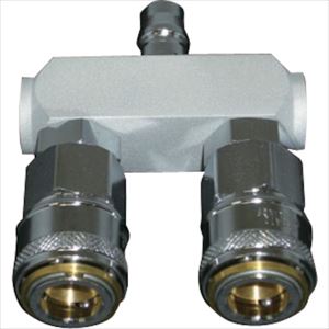 オレンジブック トラスコ中山　TRUSCOヤマト 分岐用カップリング TW−2KR−2N 〔品番:TW2KR2N〕[ 注番:2526640]特長仕様●最高使用圧力(MPa)：1.0●相手側ホースサイズ(mm)：6.5×10仕様2材質/仕上セ...