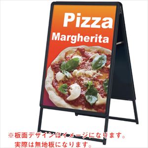 オレンジブック トラスコ中山　TRUSCOグリーンクロス グリップA B1 両面 ブラック (42456B1B) 〔品番:6300009003〕[ 注番:2531125]特長●ポスターの交換が簡単な四辺開閉式のA型看板になります。●折りたた...