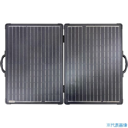オレンジブック トラスコ中山　TRUSCO富士倉 120W 防水ソーラーパネル 〔品番:BASP120BS〕[ 注番:2533010]特長●富士倉製バッテリーBA-3000、BA-2000に推奨の120W出力・大容量ソーラーパネルです。●水...