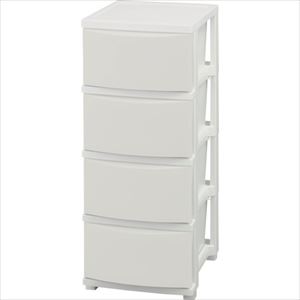 オレンジブック トラスコ中山　TRUSCOIRIS 284271 スリムチェスト CLNー324 ホワイト 〔品番:CLN324W〕[ 注番:2536179]特長●工具不要で、簡単に組み立てができるスリムチェストです。用途●収納に。仕様●引...