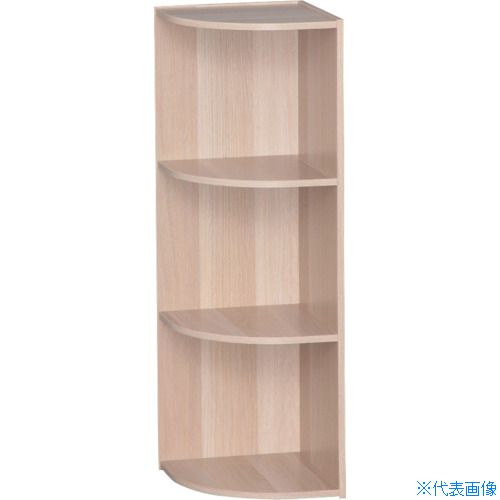 オレンジブック トラスコ中山　TRUSCOIRIS 227886 CBボックス CX−3C ナチュラル 〔品番:CX3CN〕[ 注番:2536192]特長●省スペースで使用できる、コーナー用のCBボックスです。用途●収納に。仕様●色：ナチュ...