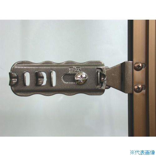 オレンジブック トラスコ中山　TRUSCOHINAKA 通気戸じまりくんシルバー 〔品番:194SL〕[ 注番:2537991]特長●自然通気で戸締まりできるサッシ用クレセント受け金具です。●取り付けはコイン（ドライバー）で締めて受け金具に...