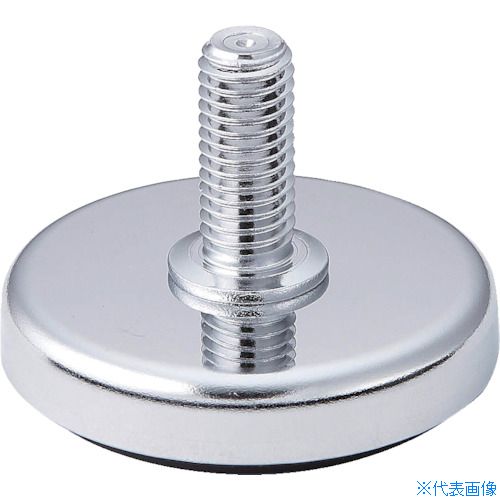 オレンジブック トラスコ中山　TRUSCOSUGATSUNE (200141515)MKR-50M10アジャスター 〔品番:MKR50M10〕[ 注番:2539071]特長●底部が滑りにくいエラストマー製です。●荷重がかかった状態でも本体を...