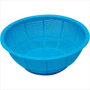 オレンジブック トラスコ中山　TRUSCOyazaki 丸ザル 4号 BB−24 ブルー 〔品番:BB24B〕[ 注番:2539722]特長●水の切れが抜群です。●安全・安心なプラスチック製品なので、家庭用から業務用までご利用いただいており...