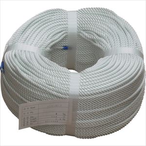 オレンジブック トラスコ中山　TRUSCO高木 ナイロンロープ 4mmX200M 〔品番:365112〕[ 注番:2545406]特長●合繊繊維の中で最も強度の高いロープです。●摩擦・耐熱性に優れています。用途●各種リードロープ・結束・固定...