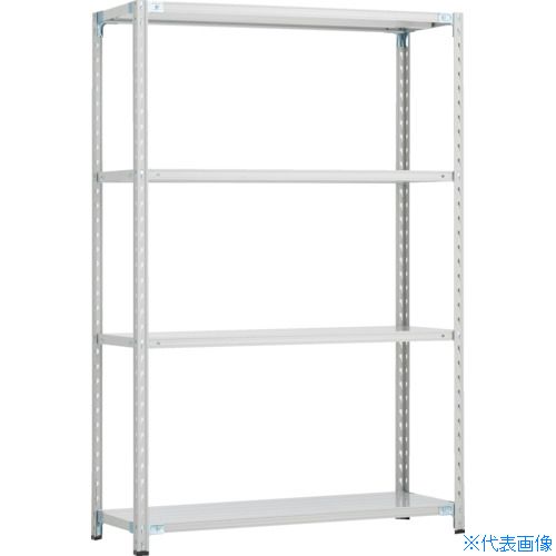 オレンジブック トラスコ中山　TRUSCOTRUSCO CB型 軽中量セミボルトレス棚 1200X300XH1800 4段 WG色 〔品番:CB6434WG〕[ 注番:2545647]特長●組み立て簡単、今までボルト組みをしていた手間が大き...