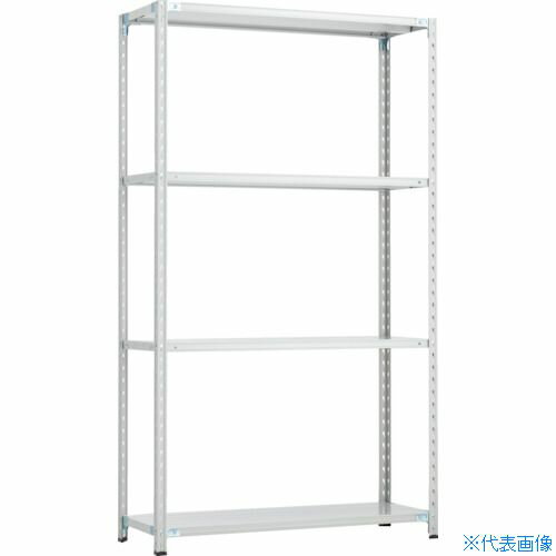 オレンジブック トラスコ中山　TRUSCOTRUSCO CB型セミボルトレス軽中量棚 1800X300XH21004段 WG色 〔品番:CB7634WG〕[ 注番:2547143]特長●組み立て簡単、今までボルト組みをしていた手間が大きく省...
