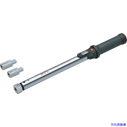 オレンジブック トラスコ中山　TRUSCOKTC 差込角9×12mm ヘッド交換式トルクレンチセット トルク調整範囲20〜100N・m 全長415mm 〔品番:TGW100103〕[ 注番:2554261]特長●トルク調整時の値が見やすい新...