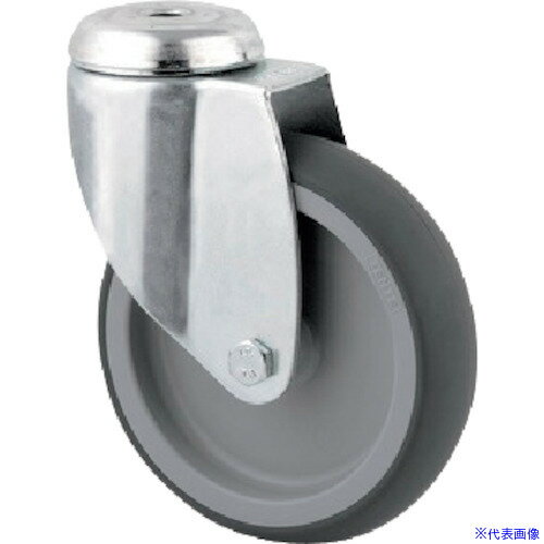 オレンジブック トラスコ中山　TRUSCOテンテキャスター ボルト穴式キャスター“AGILA”(エラストマー車) φ75 自在式 〔品番:2470PJO075P3011〕[ 注番:2559058]特長●ドイツ製の信頼・耐久性を備えた、標準的...
