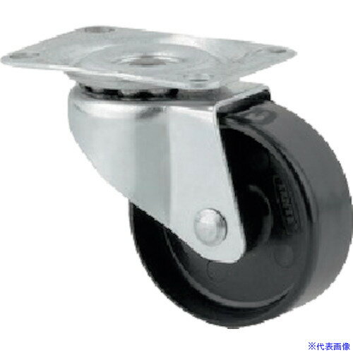 オレンジブック トラスコ中山　TRUSCOテンテキャスター プレート式キャスター“COMPACTA”(ナイロン車) 自在式 〔品番:1430POI032P6038X32〕[ 注番:2559098]特長●ドイツ製の信頼・耐久性を備えた、標準的...