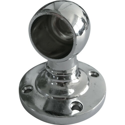 オレンジブック トラスコ中山　TRUSCOTRUSCO クロームブラケット Φ19 止 〔品番:TCRB19S〕[ 注番:2560375]特長●スタンダードなパイプ取付金具です。用途●パイプの取り付け。仕様●適合パイプ径(mm)：19●C(...