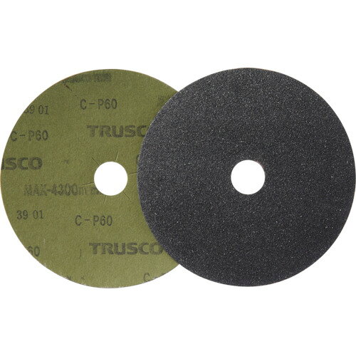 オレンジブック トラスコ中山　TRUSCOTRUSCO ディスクペーパー 6型 Φ150X22.2 #60 (10枚入) 〔品番:TG660〕[ 注番:2567300]特長●バルカナイズドファイバー基板を使用し、耐熱性に優れたディスク研磨材...