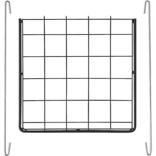 オレンジブック トラスコ中山　TRUSCOTRUSCO メッシュ棚板 ステー付 269X260 BK 黒 〔品番:TMT300〕[ 注番:2567750]特長●棚用ディスプレイネットと組み合わせて使用してスペースを有効利用できます。仕様●間...