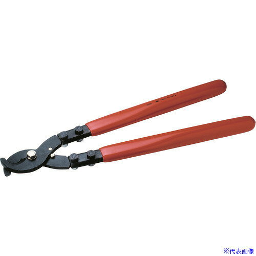 オレンジブック トラスコ中山　TRUSCOBAHCO 1000V絶縁ケーブルカッター 〔品番:2520S〕[ 注番:2571323]特長●ケーブルを切断しやすいR刃構造です。●電気工事などで銅線ケーブル(電話線、電線など)の切断に使用します...