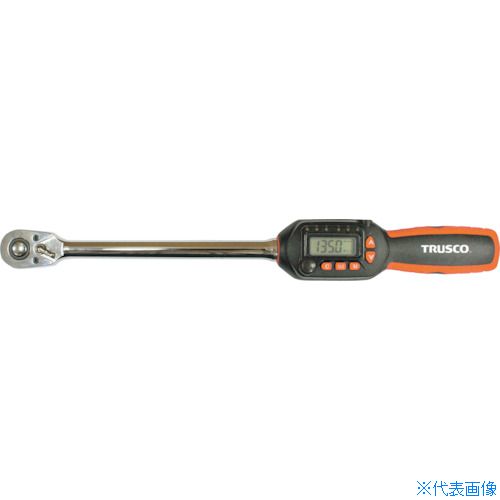 オレンジブック トラスコ中山　TRUSCOTRUSCO ラチェットデジタルトルクレンチ 差込角12.7mm 27〜135Nm 〔品番:DTRS4135C〕[ 注番:2571472]特長●ブザー音とLED点灯と液晶表示でトルク状態を知らせます...