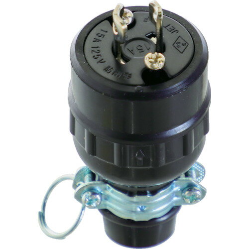 オレンジブック トラスコ中山　TRUSCOTRUSCO 引掛ゴムプラグ2P防水兼用 〔品番:TMH2588〕[ 注番:2572546]特長●結線は圧着端子と当社独自の挟み込み接続ができます。●ケーブル・コード挿入孔は薄いゴム被膜があるので防...