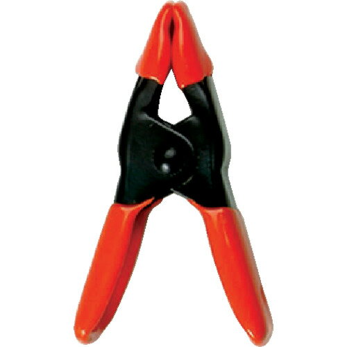 オレンジブック トラスコ中山　TRUSCOTRUSCO スチール製スプリングクランプ 口開15mm 〔品番:TSC50S〕[ 注番:2573334]特長●樹脂カバー付なので、素材を傷めません。●素材をしっかりと挟むことができます。●ワークを...