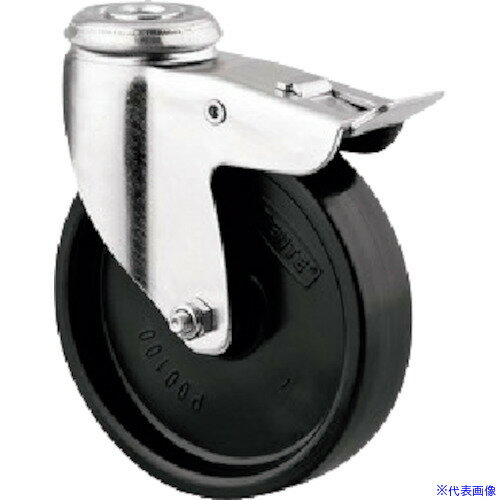オレンジブック トラスコ中山　TRUSCOテンテキャスター ボルト穴式キャスター“AGILA”(ナイロン車) φ100 自在式(トータルロック付) 〔品番:1477POO100P3011〕[ 注番:2574518]特長●ドイツ製の信頼・耐久...