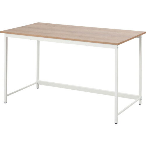 オレンジブック トラスコ中山　TRUSCOIRIS 288275 ベーシックデスク 1200×600 ライトナチュラル/ホワイト 〔品番:BDK1260NW〕[ 注番:2581179]特長●シンプルで広々使えるデスクです。●脚部分は丈夫なス...