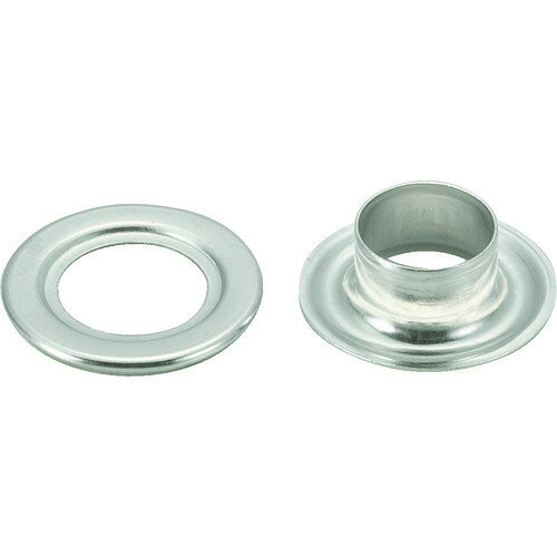 オレンジブック トラスコ中山　TRUSCOTRUSCO 両面ハトメ アルミ 10mm 200組入 (円筒ケース入) 〔品番:THPA10〕[ 注番:2583852]特長●サビにくく、両面ハトメが真鍮製やステンレス製に比べ軟らかいアルミ製なの...