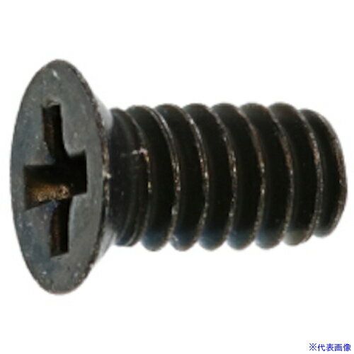 オレンジブック トラスコ中山　TRUSCOSUNCO 三価ブラック #0−1(+)サラコ 1.0×2.0 (10000本入) 〔品番:400001010010002004〕[ 注番:2632042]特長仕様●寸法(mm)d：M1●寸法(mm...