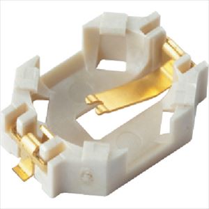 オレンジブック トラスコ中山　TRUSCOタカチ 小型ボタン電池ホルダー 〔品番:PB621〕[ 注番:2668436]特長●PB621型小型ボタン電池ホルダーです。●耐熱温度が高いガラス入りLCP樹脂製ですので鉛フリーハンダのリフローに対...