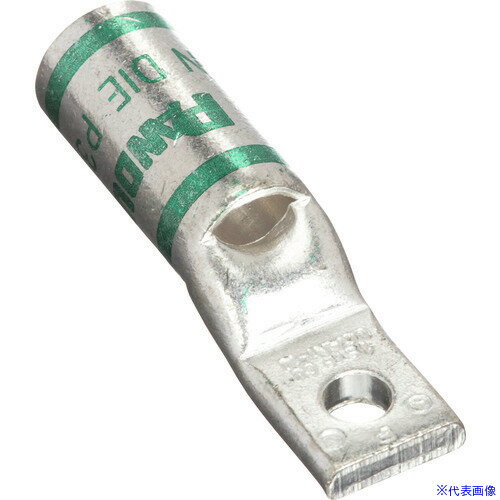 オレンジブック トラスコ中山　TRUSCOPANDUIT 銅製圧縮端子 1穴 幅細取付板 電線サイズ AWG1 取付穴サイズ 51mm LCAN1−10−E 〔品番:LCAN110E〕[ 注番:2668556]特長仕様●取付穴サイズ(mm)...