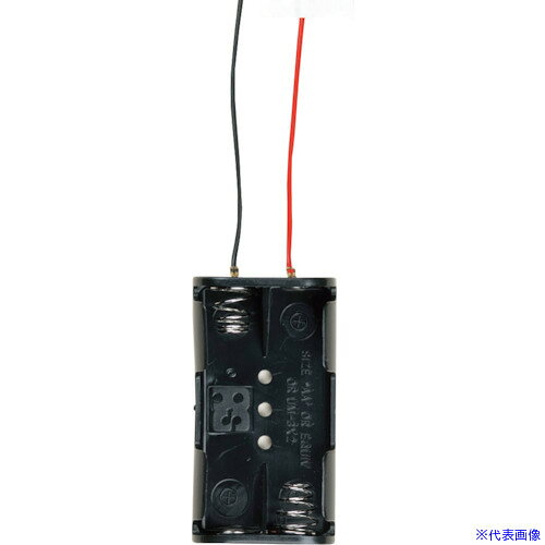 オレンジブック トラスコ中山　TRUSCOタカチ リード線付電池ホルダー 〔品番:SN32P〕[ 注番:2671550]特長●リード線付電池ホルダーです。●まとめてご購入の場合はパック売りをご利用下さい。●単価が下がりお得です。仕様●色：ブ...