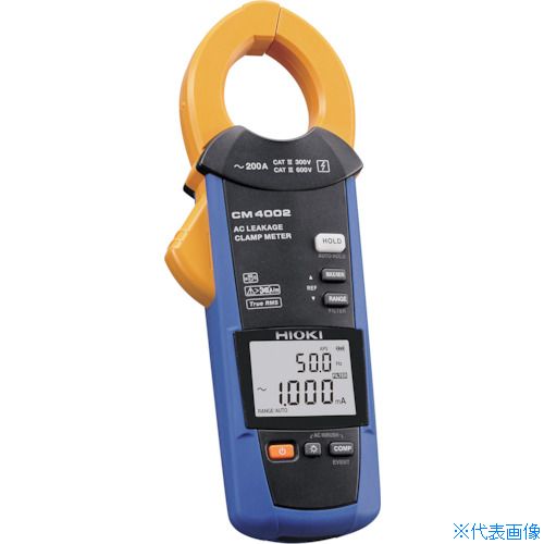 オレンジブック トラスコ中山　TRUSCOHIOKI ACリーククランプメータ CM4002 〔品番:CM4002〕[ 注番:2686168]特長●漏電探査をスマートでより高精度に行えます。●ワイヤレス化に対応、スマホやタブレットに測定値を...