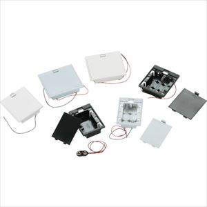 オレンジブック トラスコ中山　TRUSCOタカチ リード線付埋込電池ボックス 〔品番:LDN4B〕[ 注番:2687326]特長●ワンタッチで取付けできる電池ボックスです。●本体の左右に、ビス止め用のM3皿穴が2ヶ所ついていますので、ビス止...