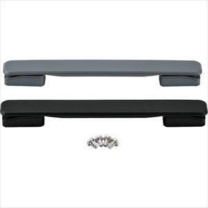 オレンジブック トラスコ中山　TRUSCOタカチ エラストマ取手 〔品番:FM200B〕[ 注番:2687802]特長●持ったときの荷重に対応して弾力性のあるエラストマ樹脂製取手です。仕様●色：ブラック仕様2材質/仕上●PU/ABSセット内...