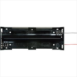 オレンジブック トラスコ中山　TRUSCOタカチ リード線付電池ホルダー 〔品番:SN16〕[ 注番:2688375]特長●リード線付電池ホルダーです。仕様●色：ブラック仕様2●適用電池：単1×6材質/仕上●ホルダー材質：PP●スプリング：...
