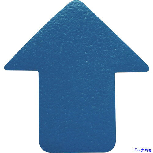 オレンジブック トラスコ中山　TRUSCOセーフラン 5Sフロア表示ステッカー 矢印型 76×70mm 青 10枚 〔品番:J1025〕[ 注番:2700019]特長●工場、作業場の通路表示、区画表示等に便利です。●表面に保護層があり耐水、...